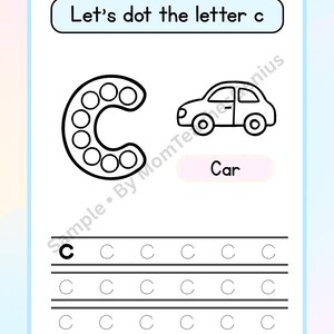 Dot Marker Alphabet Worksheets: Preschool & Kindergarten (printable PDF ...