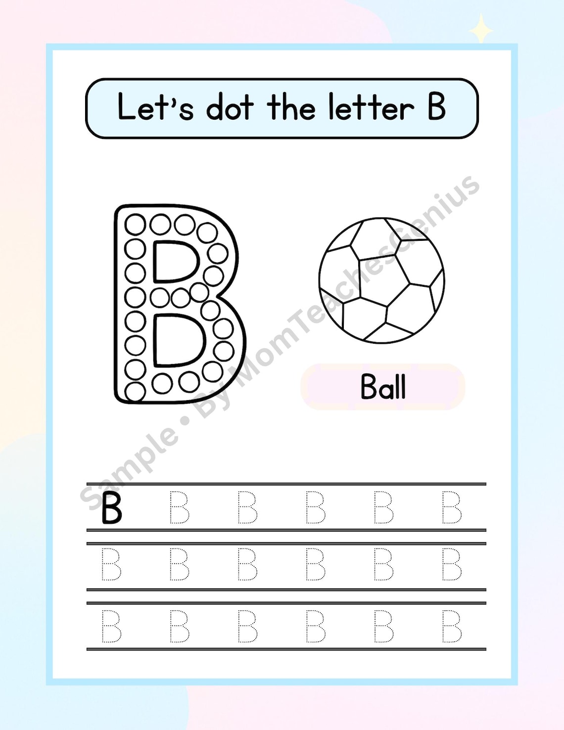 Dot Marker Alphabet Worksheets: Preschool & Kindergarten (printable PDF ...