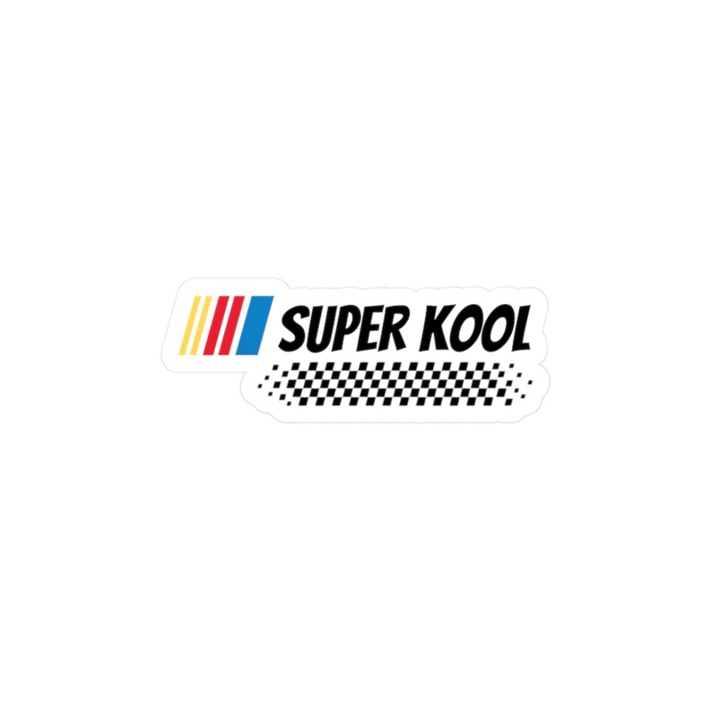 Super Kool NASCAR Die -cut Vinyl Decals | Unique Car Stickers, Custom ...