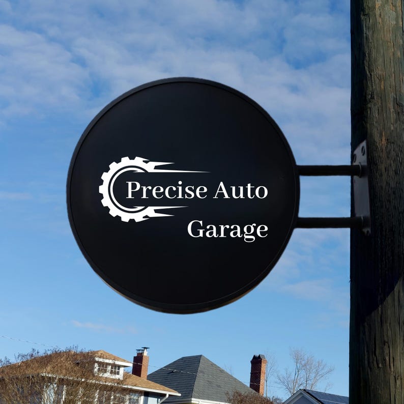 Custom Round 3d Blade Sign, Double Sided Storefront Business Sign - Etsy