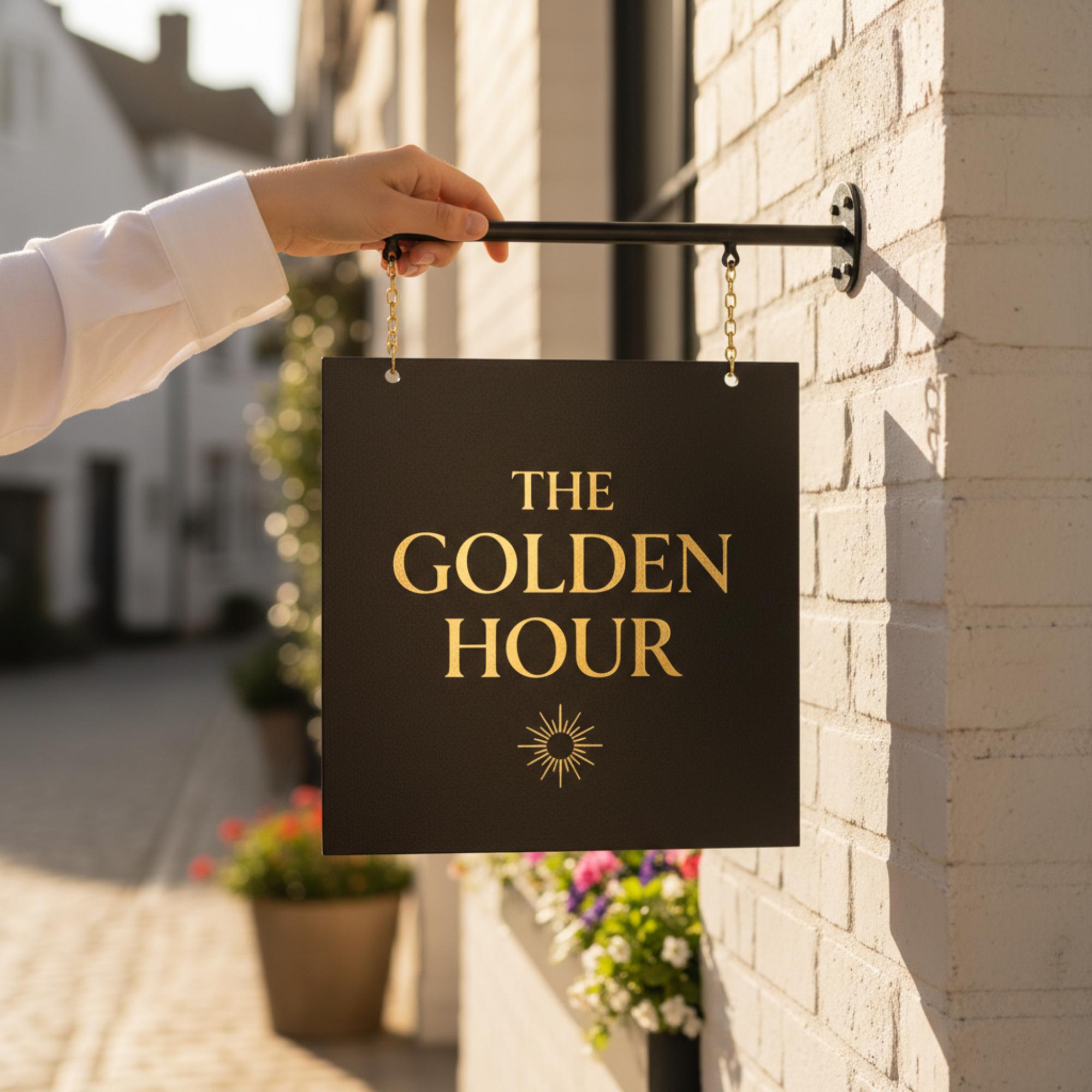 Custom Double-sided Hanging Blade Sign | Outdoor Metal Storefront ...