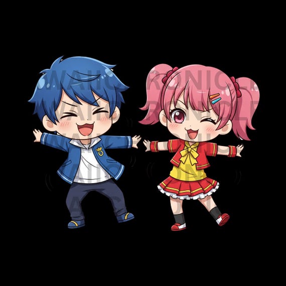 Anime Glücklich Chibi