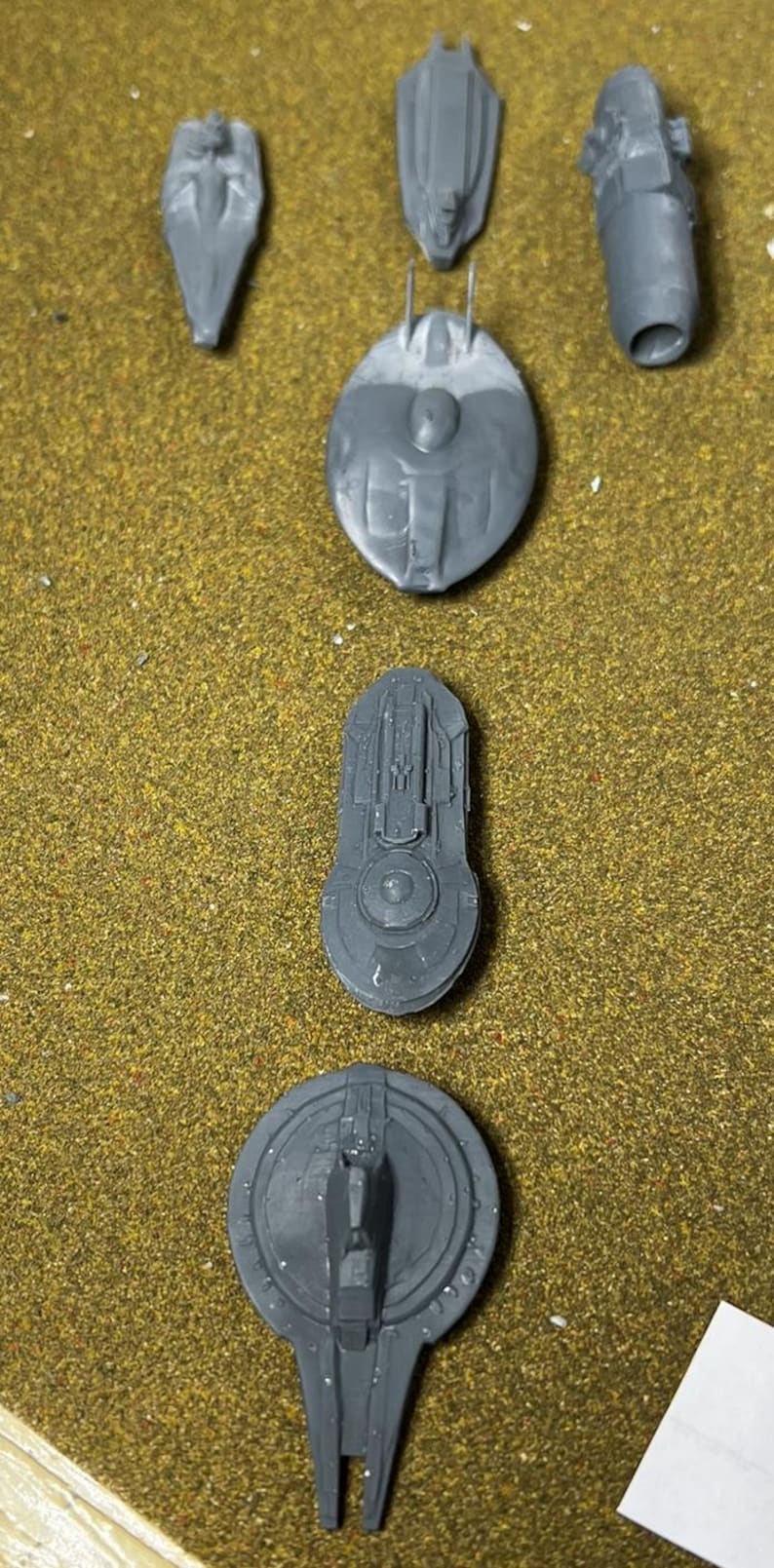 MV Fleet Spaceship Miniature Set of Six 3D Resin Printed 50mm Ships. - Etsy