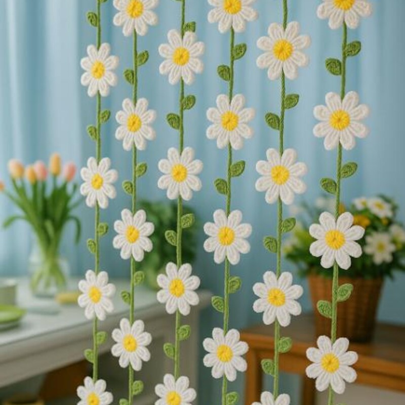 Daisy Curtain - Etsy