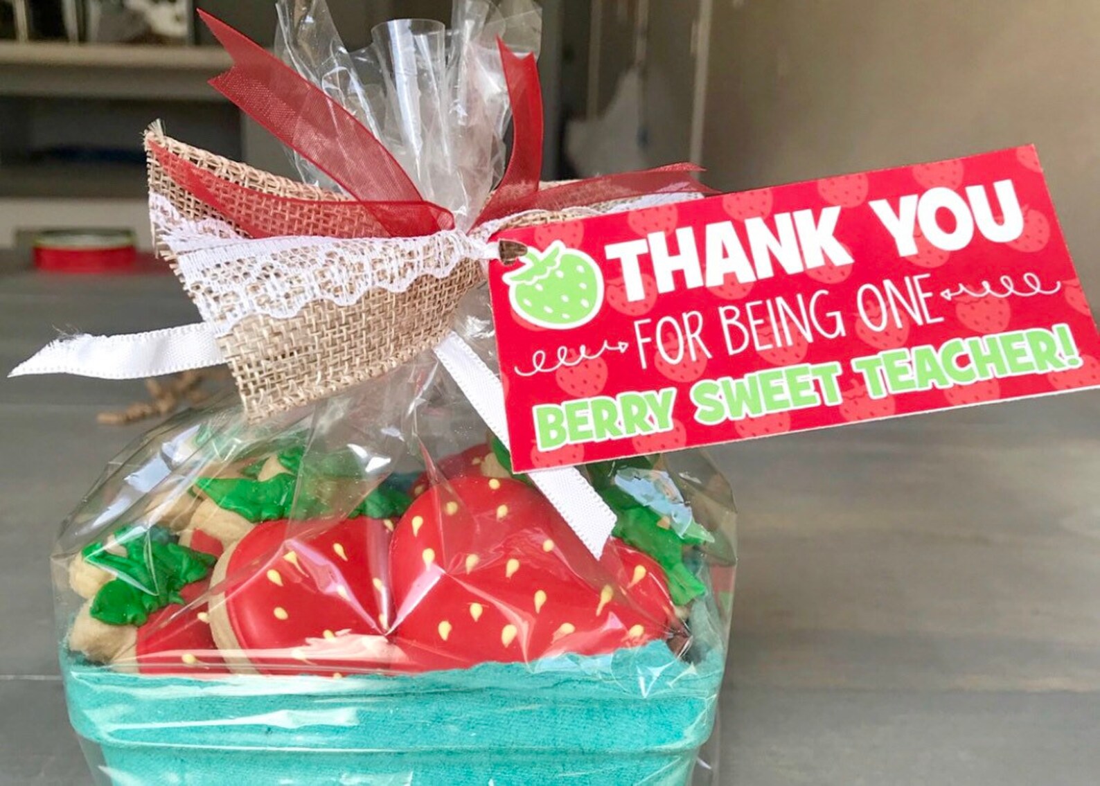 Teacher Bag Toppers Teacher Appreciation Week Berry Sweet - Etsy