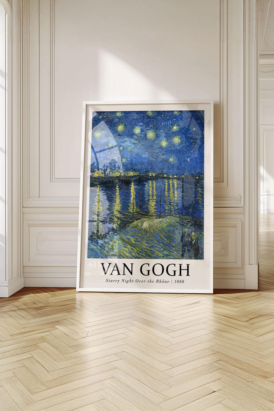 Van Gogh Starry Night Over the Rhone Print | Unframed Night Sky Wall ...
