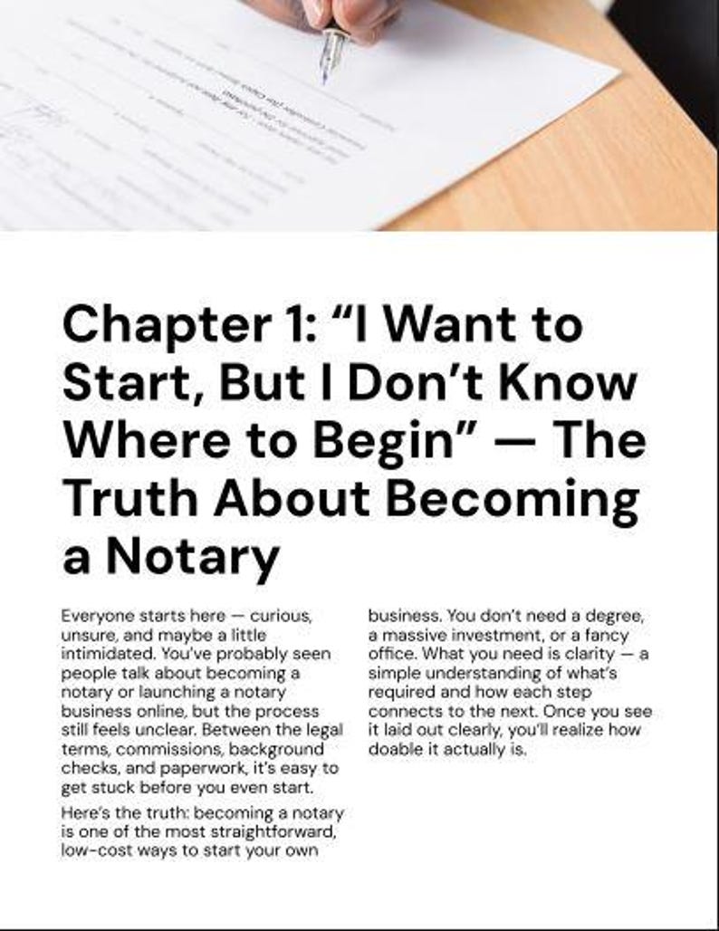 Notary Blueprint: How to Become a Commissioned Notary & Set up Your ...