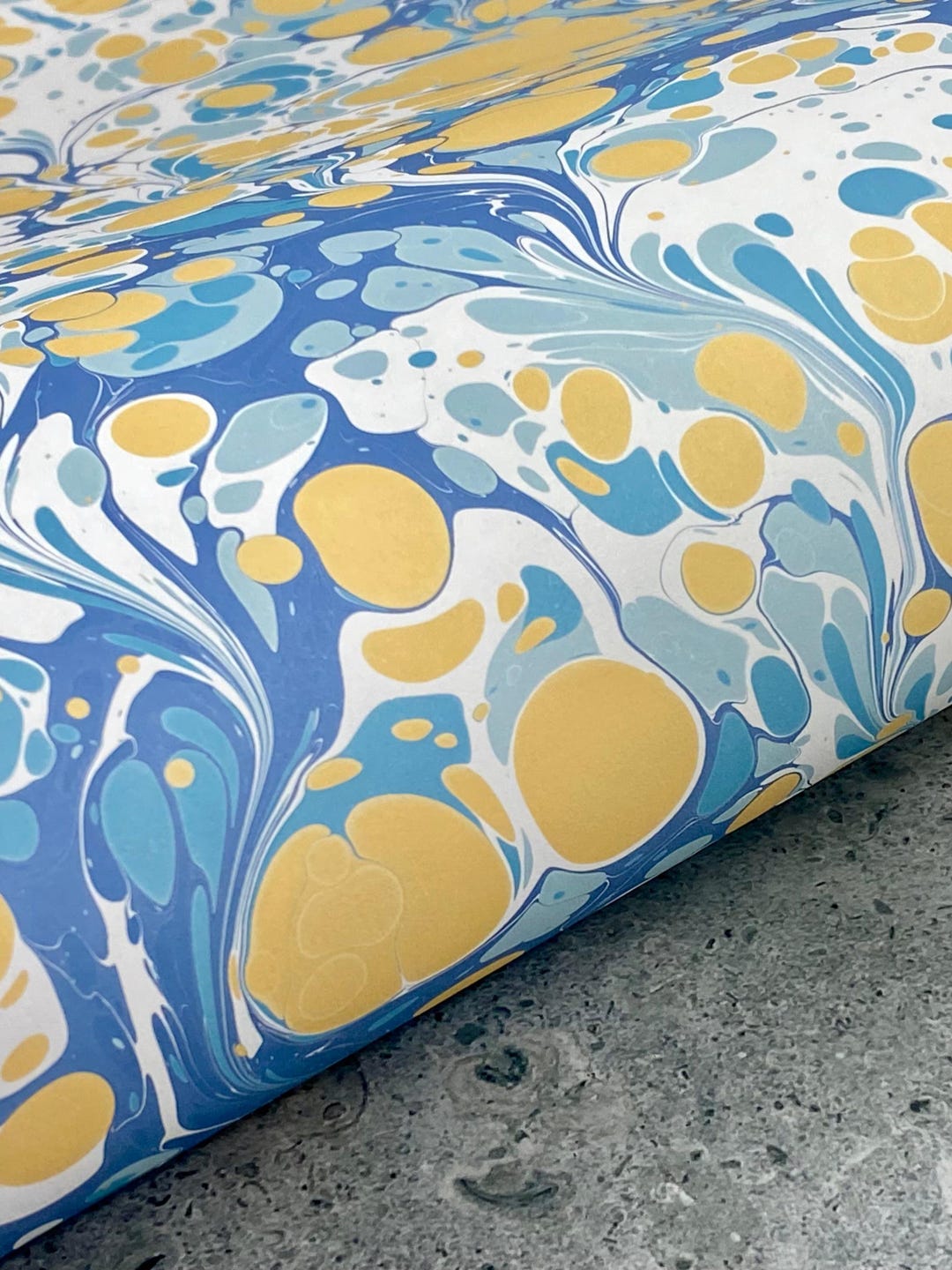 Full Sheet Hand-marbled Paper P110S - Etsy