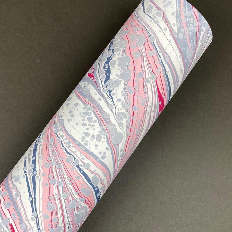 Marbled Paper Book - Etsy