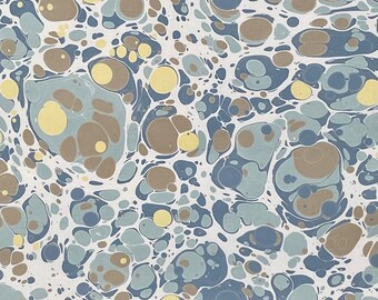Hand-marbled Paper M127 - Etsy