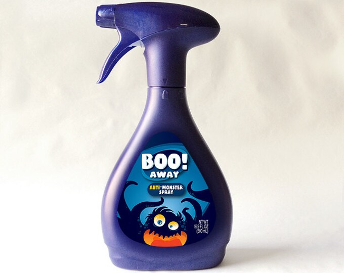 Boo Away! Anti Monster Spray PRINTABLE 500ml Bottle LABEL for Febreeze ...