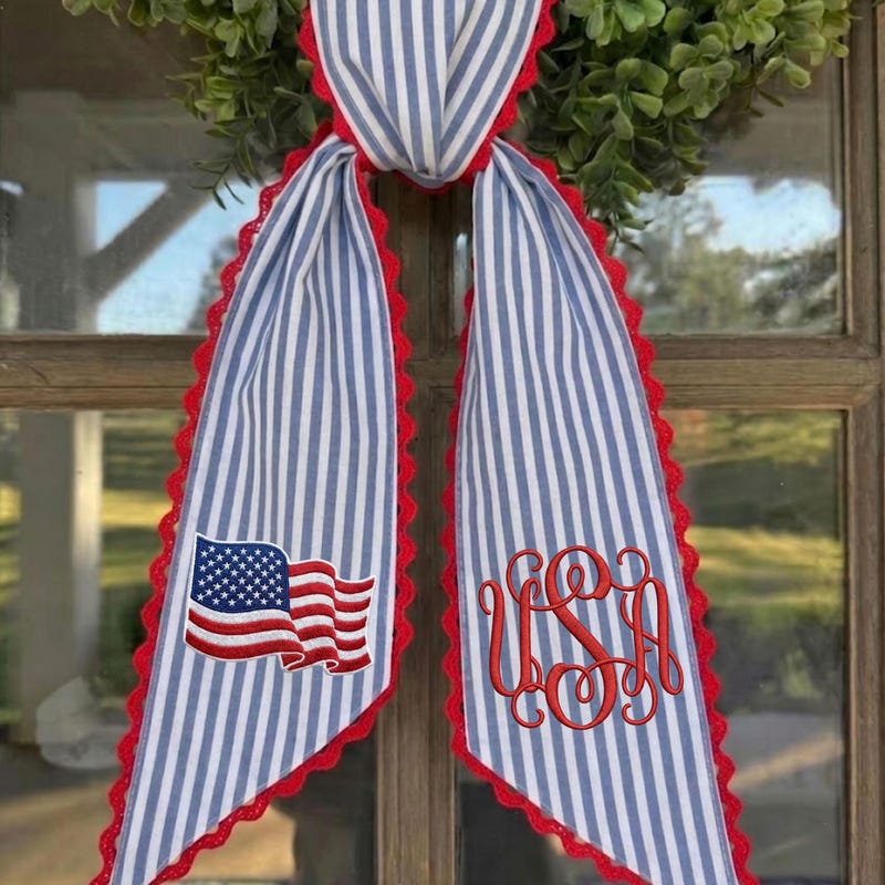 Fourth July Door Sash - Etsy