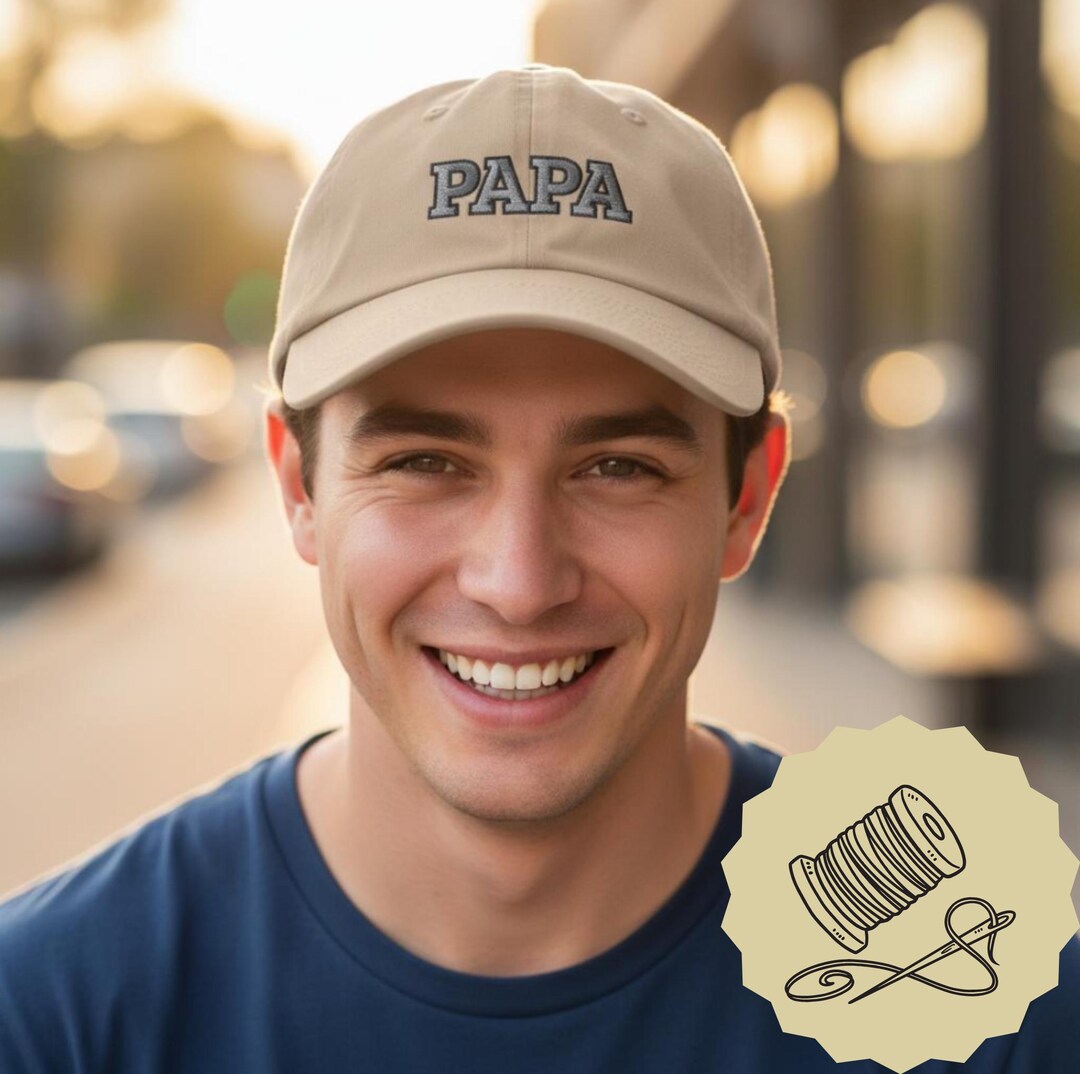 Stylish Embroidered Cap for Dads | Cap for Fathers | Christmas Gift for ...