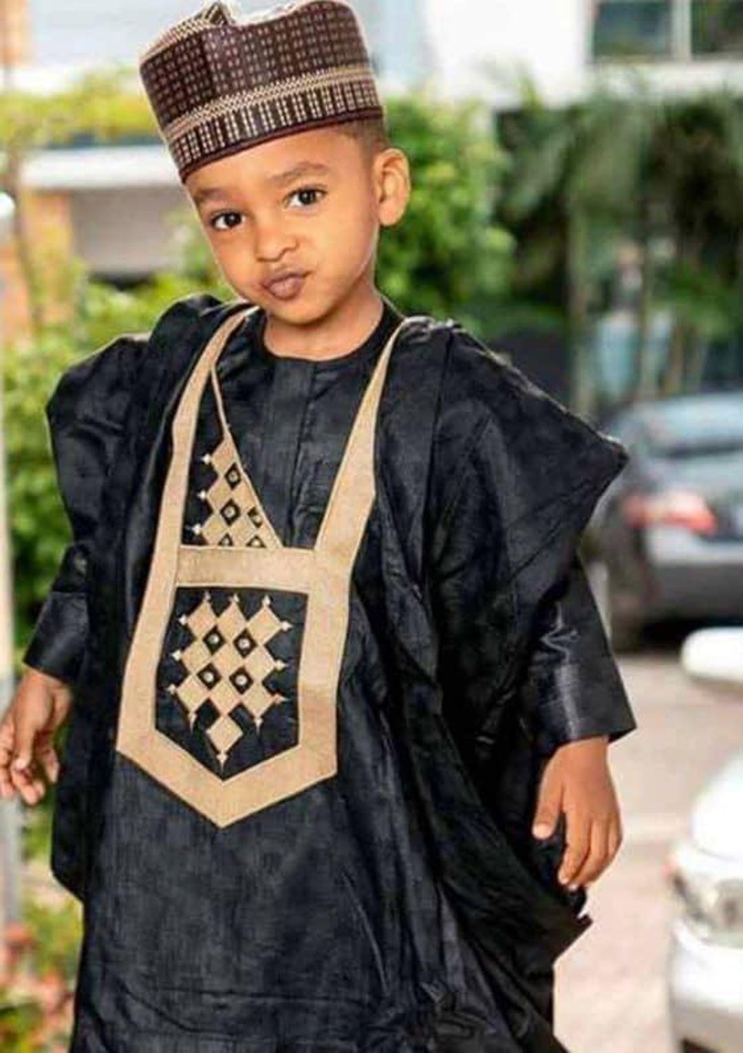 African Print Boy Outfit | Agbada | Baby Boy African Clothing | Toddler ...