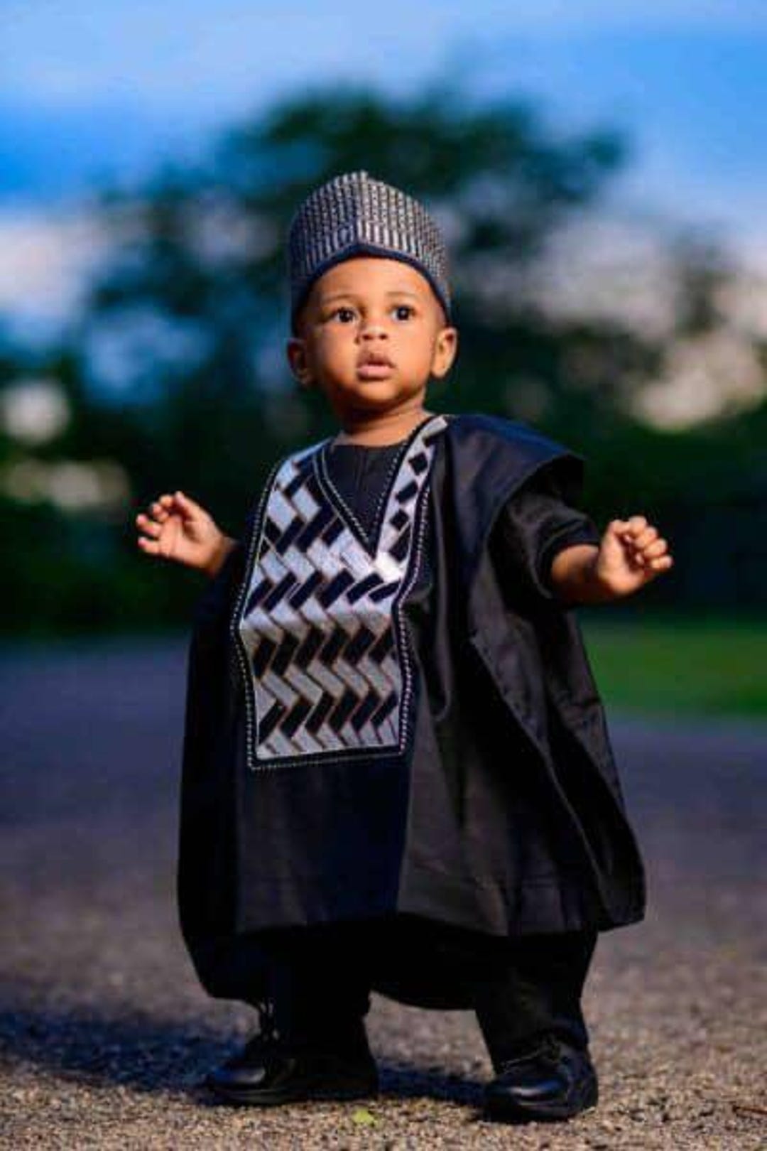African Print Boy Outfit | Agbada | Baby Boy African Clothing | Toddler ...