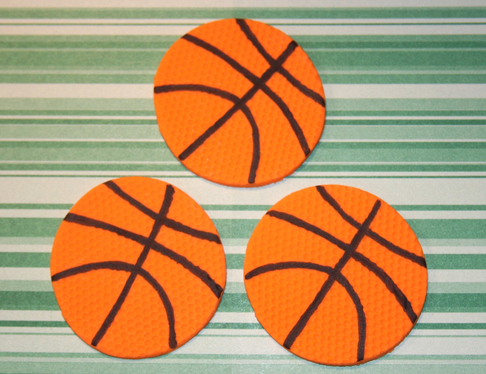 Fondant Cupcake Toppers Basketball - Etsy