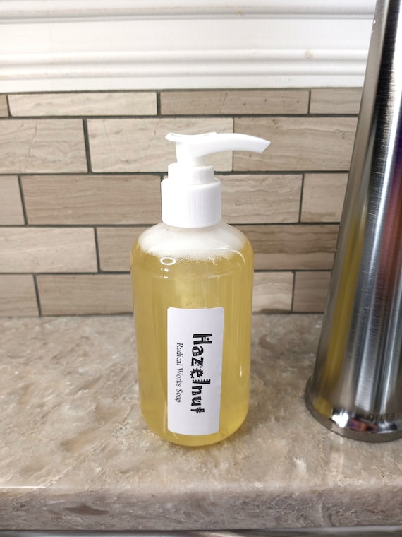 Hazelnut Vegan Liquid Soap Handmade Body Wash Castile Soap - Etsy