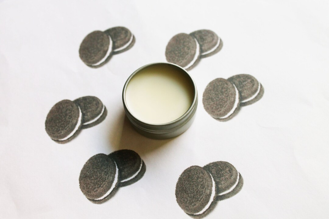 Sandwich Cookie Scented Lip Balm, Shea Butter Lip Balm, Lip Balm Tin ...
