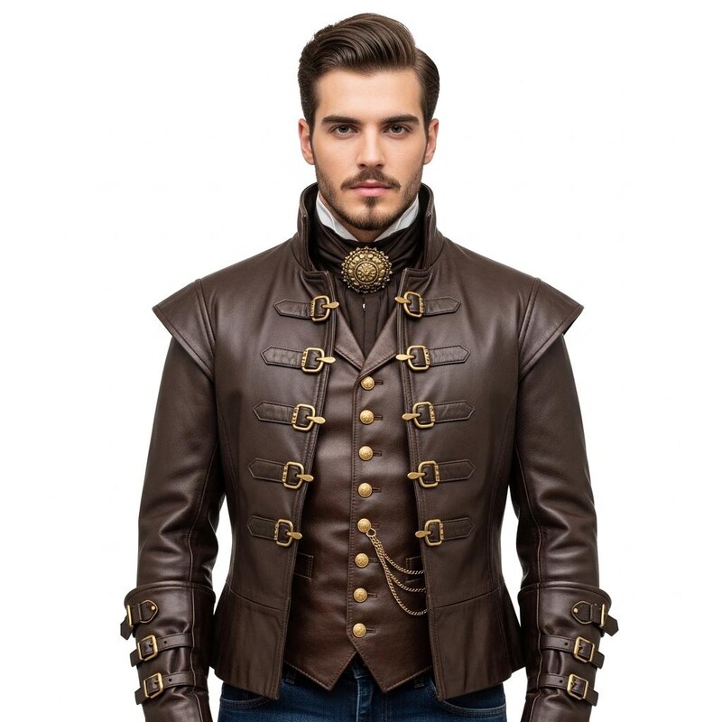 Brown Steampunk Jacket - Etsy