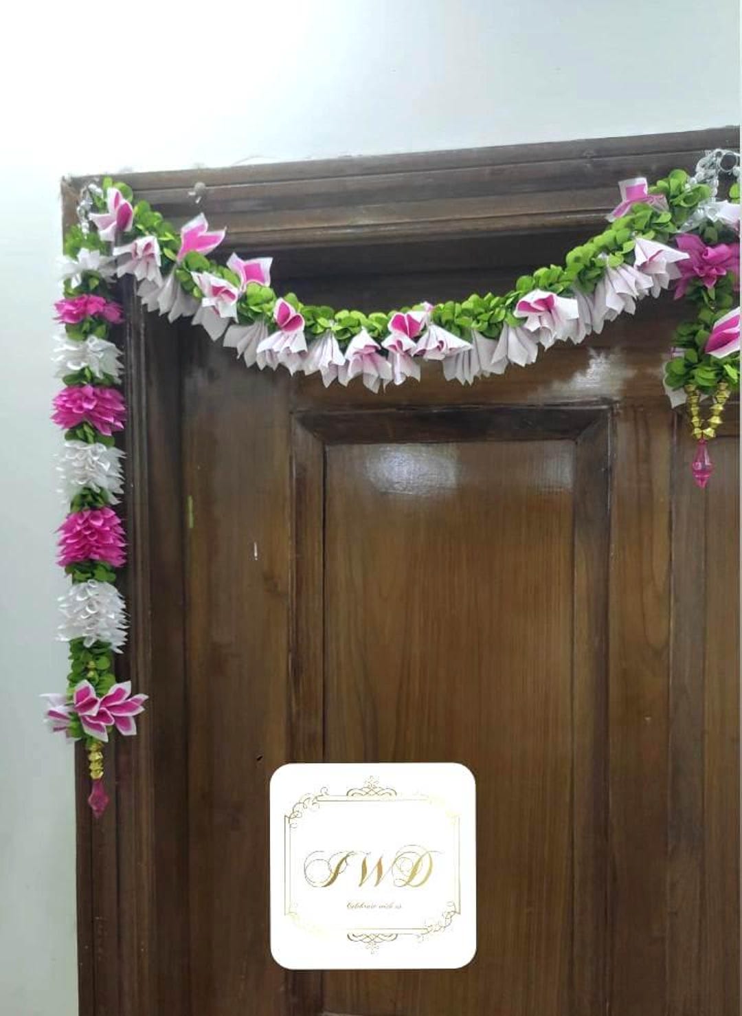 Jasmine Door Set Toran for Main Door Entrance, Reusable Thoran for ...