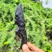 Handmade Obsidian Stone Knife | Volcanic Glass Blade | Crystal Knife ...