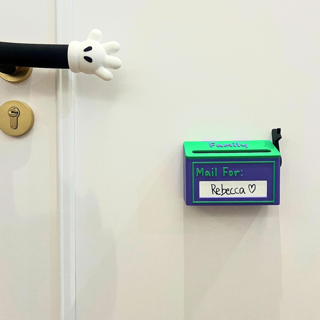 Kids Mailbox With Whiteboard, Love Note Box for Kids, Family Message ...