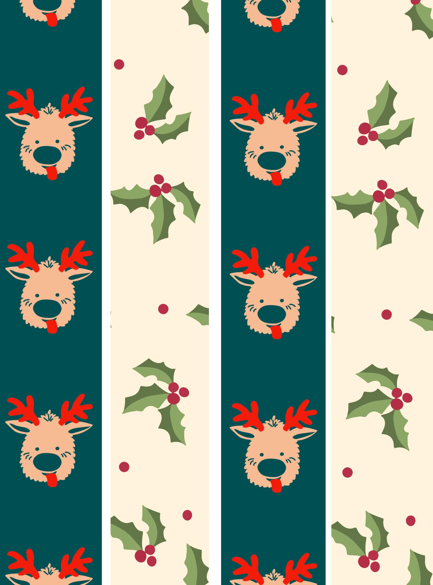 Festive Christmas Paper Garland Strips | DIY Holiday Decor (digital ...