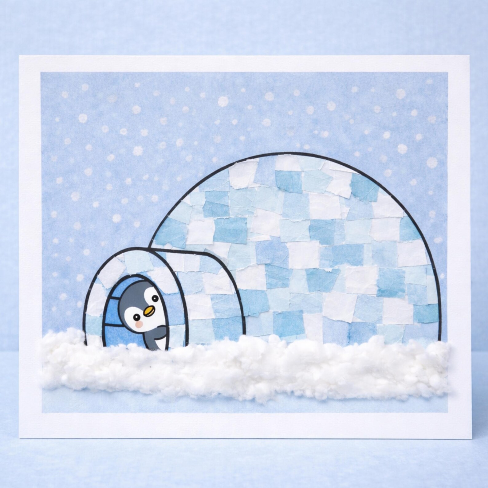 Penguin Igloo Craft Printable Winter Activity Template Preschool ...