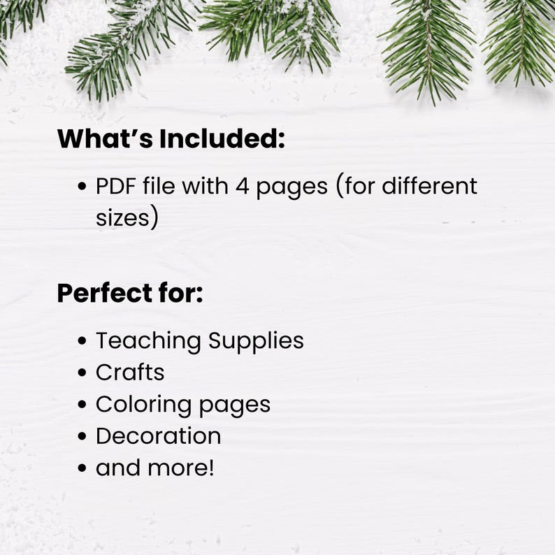 Printable Mitten Template Cut Out Patterns PDF Kids Winter Craft ...