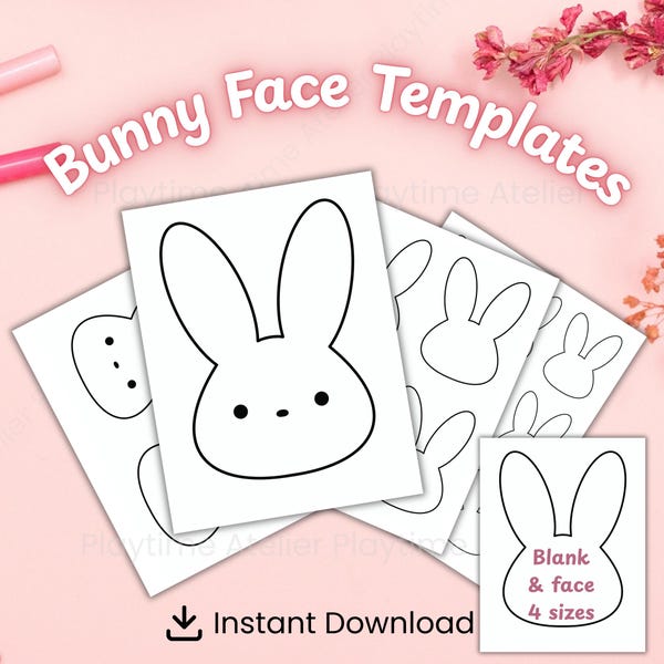 Bunny Head - Etsy