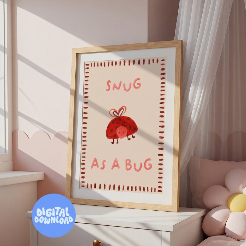 Bug Artwork for Kids Room - Etsy