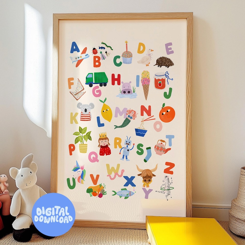 Abc Poster - Etsy