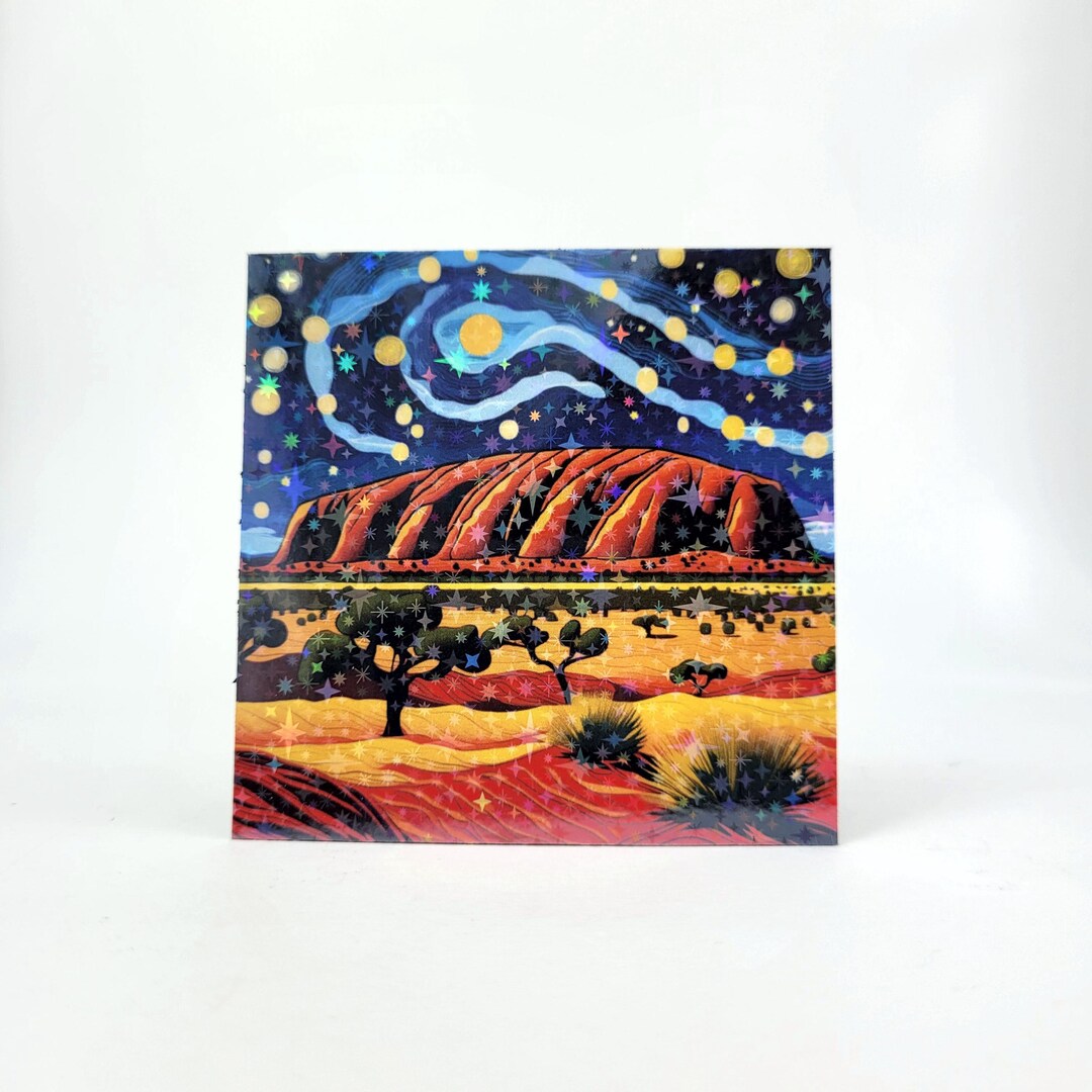 Starry Night at the Uluru Ayers Rock Tjuta National Park Australia ...
