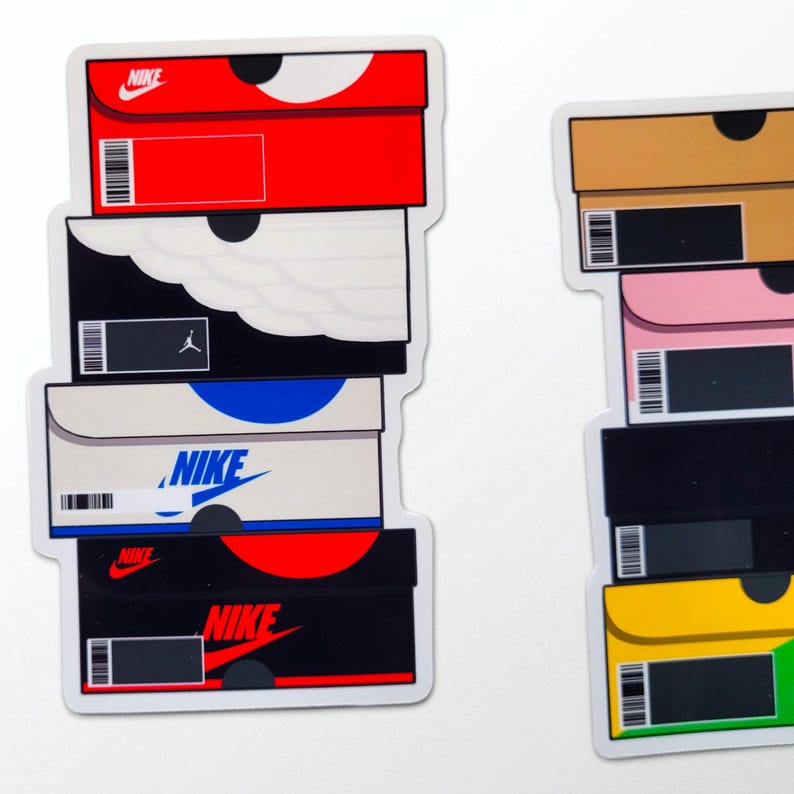 Sneaker Box Stickers - Hypebeast Vinyl Decal Set - Etsy