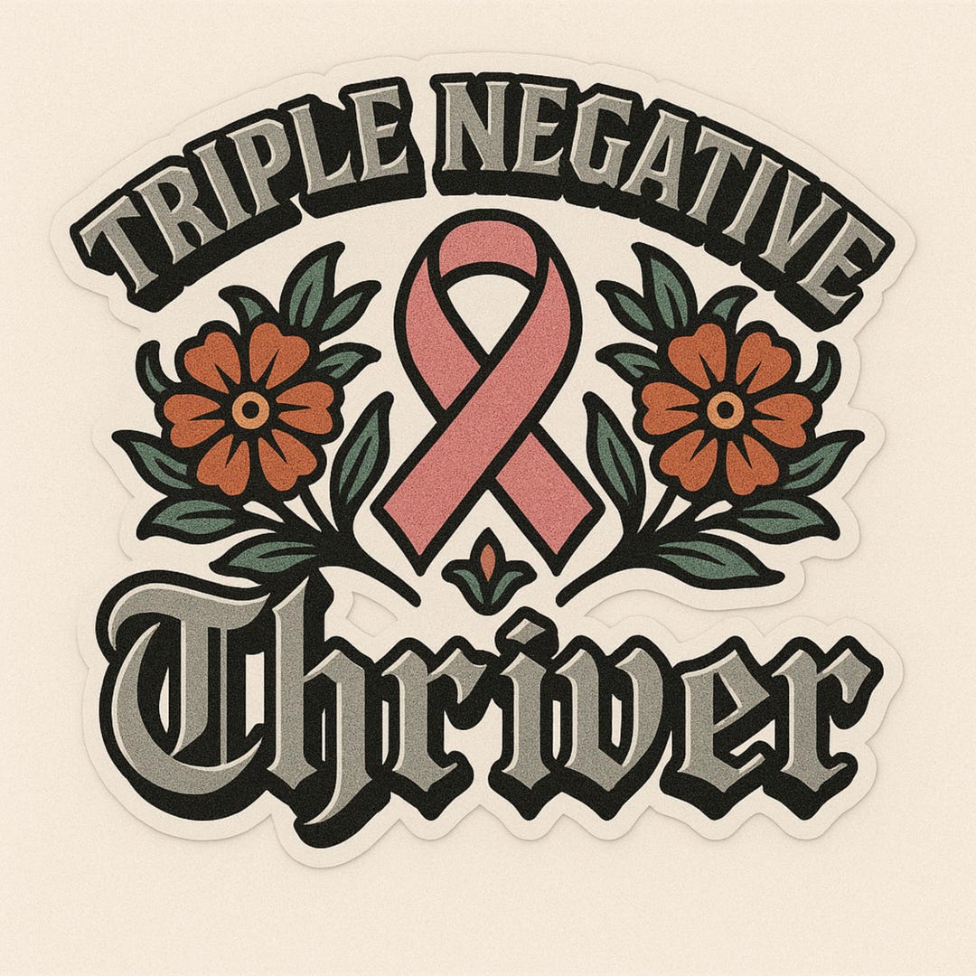 Triple Negative Thriver Sticker - Etsy