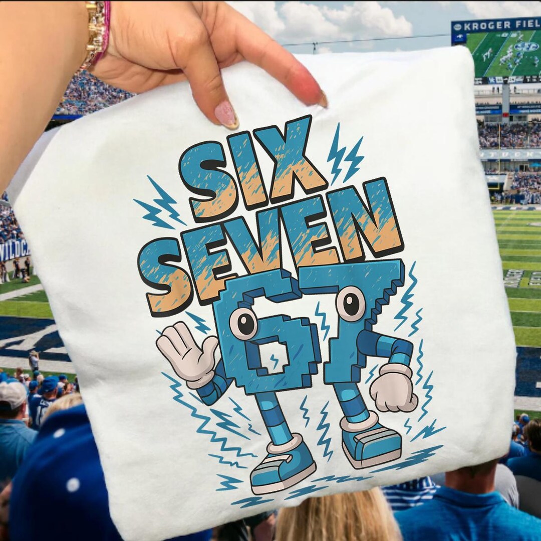 Six Seven Gen Alpha Slang Meme T-shirt, Ice Cream Drip 67 - Etsy