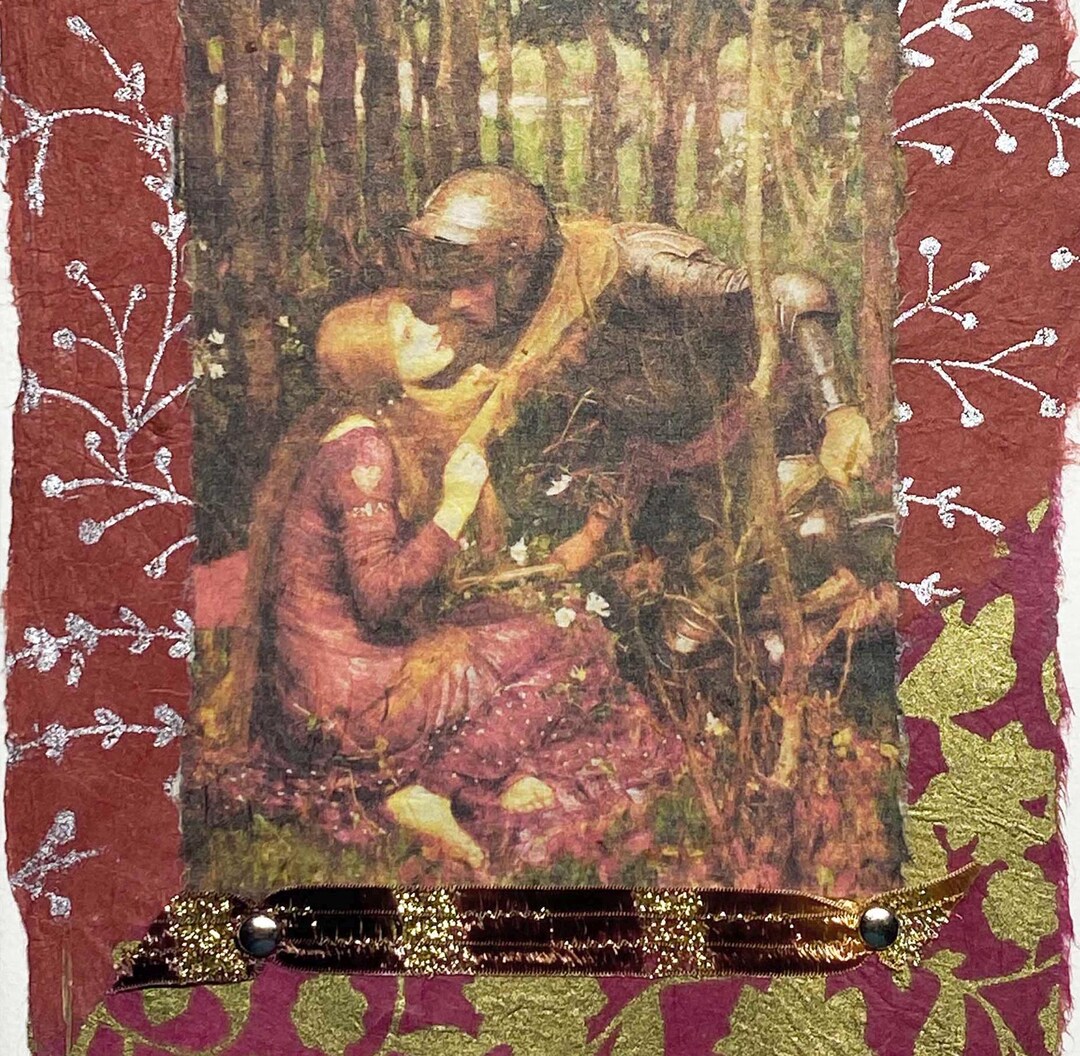 Knight and Maiden Handmade Greeting Card-all Occasion Greeting ...