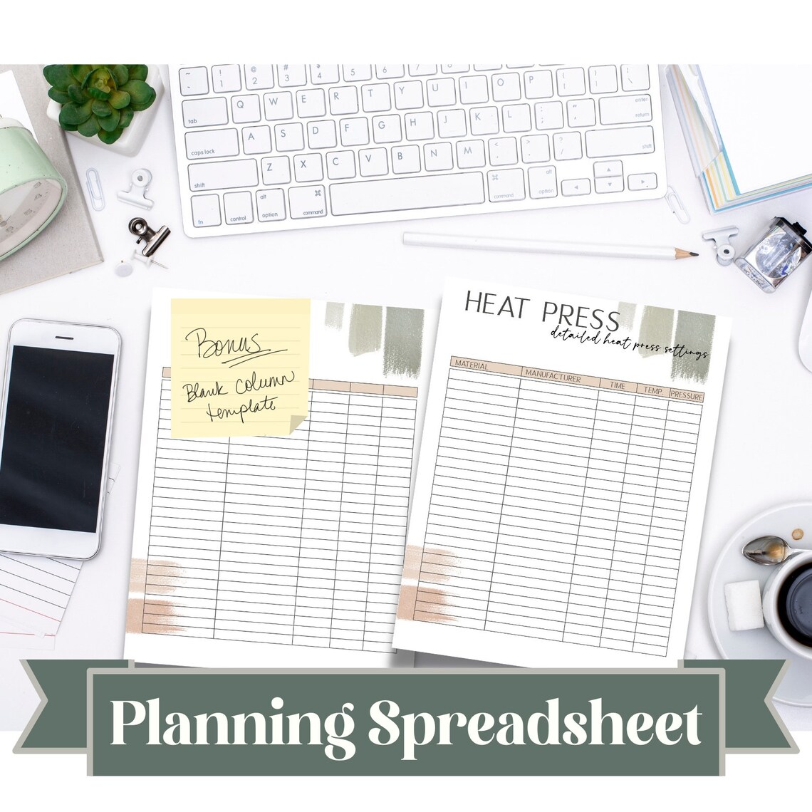 Original Hand Painted Earthy Tones Craft Business Digital - Etsy