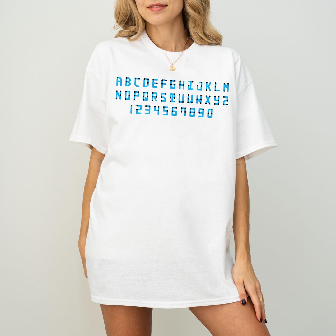 The Braille Alphabet Shirt, ABC Braille Shirts, Teacher of Visually ...