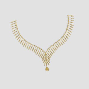 Royal Gold Necklace CAD Design | Designer Diamond Jewelry | High ...