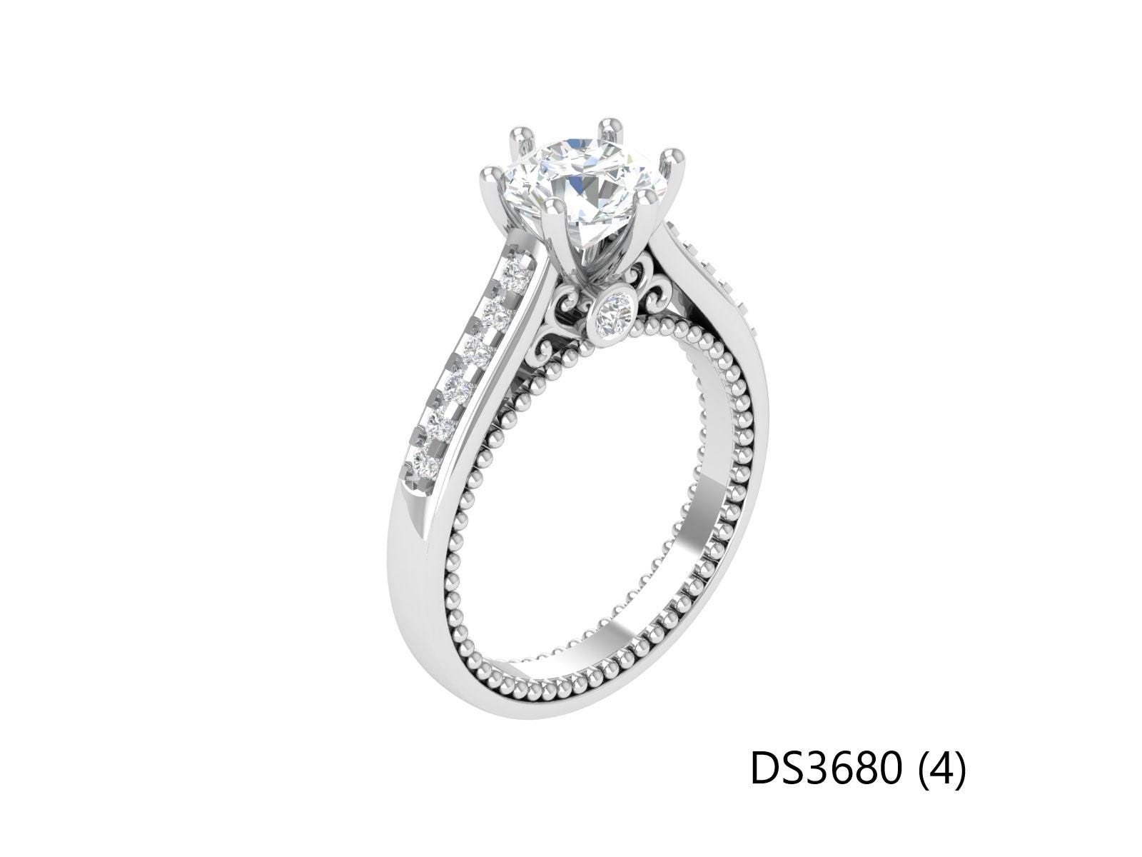 12 Rings Ring CAD Design Set | Fine Jewelry Ring Collection ...