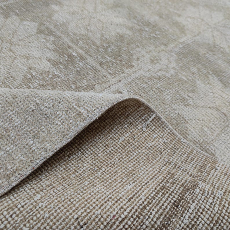 3x12 Vintage Runner Brown & Cream: Turkish Neutral Medallion Rug - Etsy ...