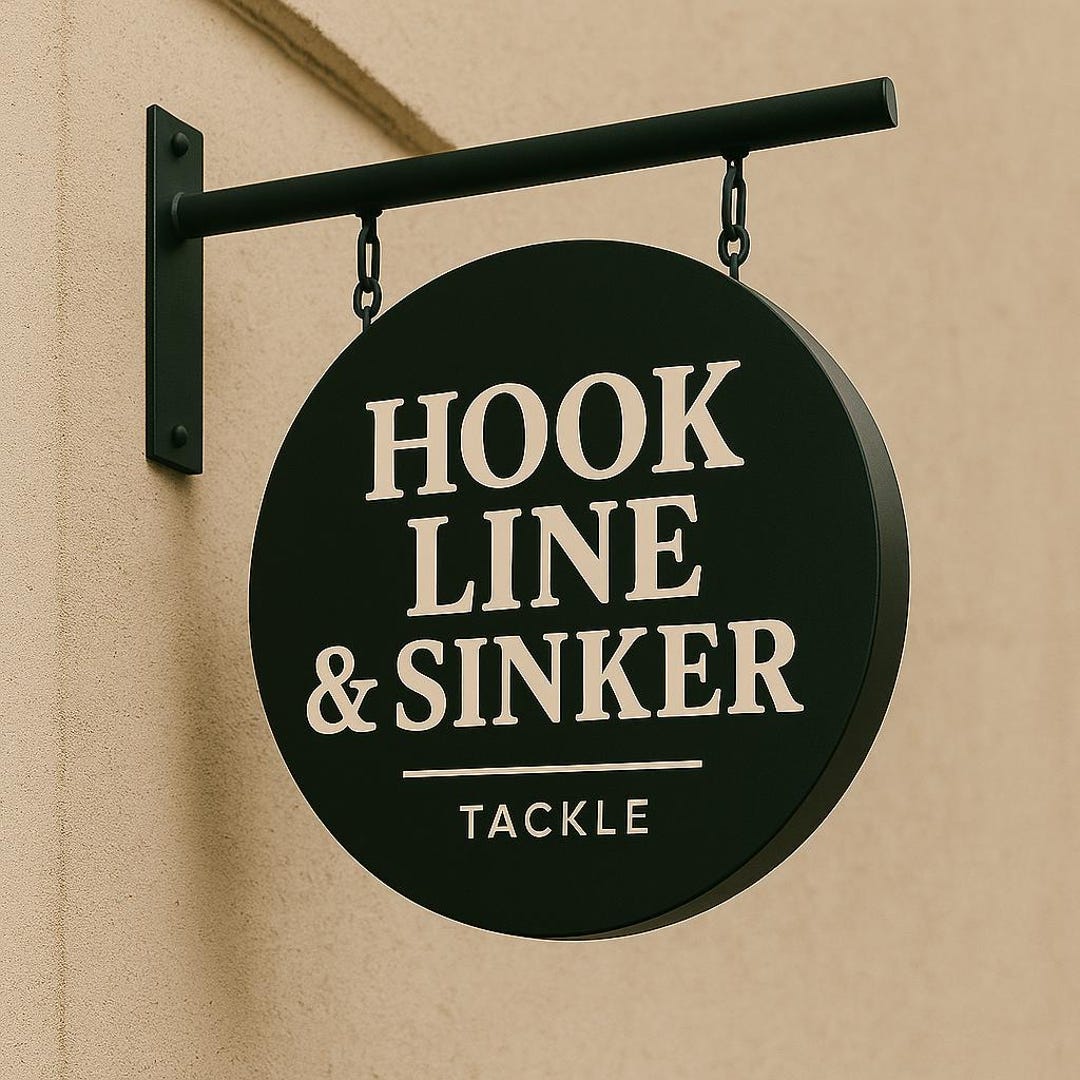 Custom Outdoor Metal Blade Sign – Double Sided Hanging Business Sign ...