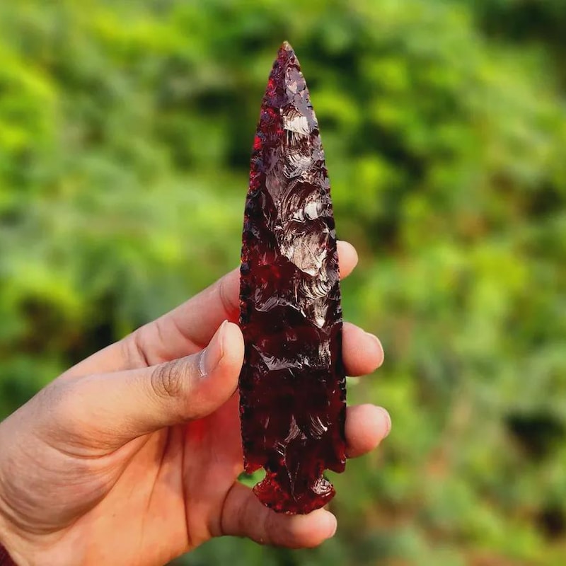 Red Obsidian - Etsy