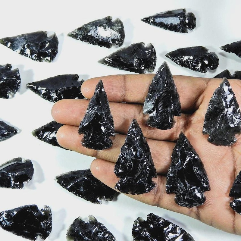 Obsidian Arrowheads - Etsy