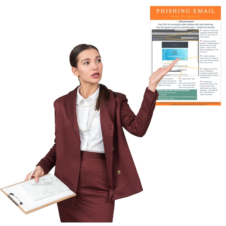 Phishing Awareness Poster – Printable Cybersecurity Wall Art for Office ...