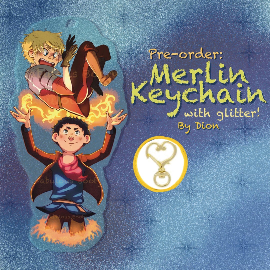 PREORDER Dion: Merlin BBC Keychain - Etsy