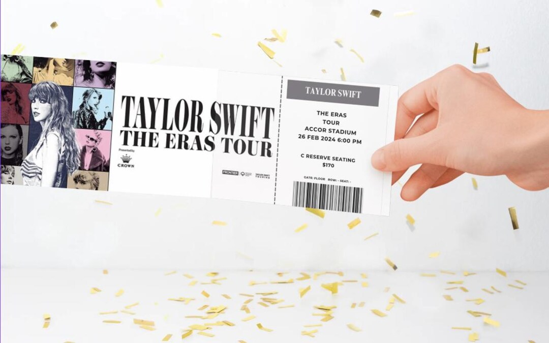 Taylor Swift - the Eras Tour Ticket Souvenir - Etsy