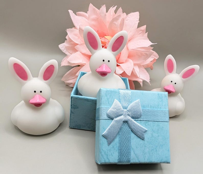 Mini Bunny Duck Mutant - Unhinged Easter Decor -pink Ear Vinyl Chaos ...
