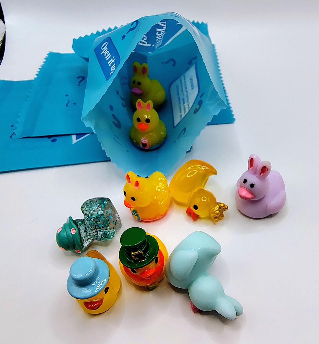 Quacktastic Easter Mini Mystery Ducks and Flamingos Set (8), Kawaii ...
